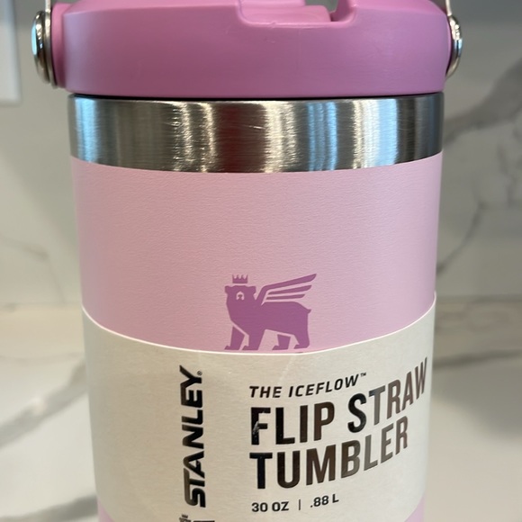 Stanley | Dining | Stanley Tulle Pinkpurple 3 Oz Iceflow Flip Straw ...